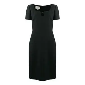 Gucci Wool Silk Short Sleeve Dress
