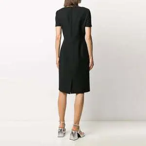Gucci Wool Silk Short Sleeve Dress