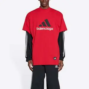 Balenciaga X Adidas Oversized T-shirt - Red