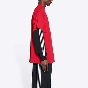 Balenciaga X Adidas Oversized T-shirt - Red