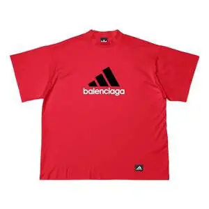 Balenciaga X Adidas Oversized T-shirt - Red