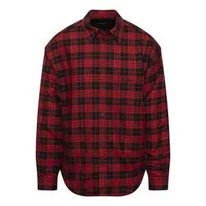 Balenciaga Checkered Flannel Padded Shirt