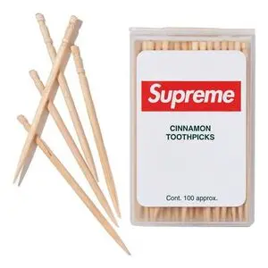 Supreme Cinnamon Toothpick 'white Red