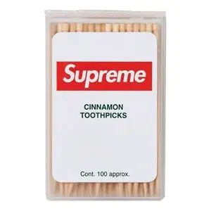 Supreme Cinnamon Toothpicks - White/red