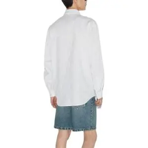 Gucci Maxi Gg Oxford Cotton Shirt