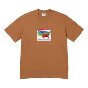 Supreme Fw23 Week7 Weather T-shirt - Brown