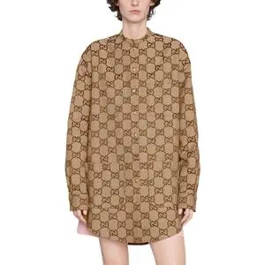Gucci Maxi Gg Canvas Shirt