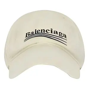 Balenciaga Political Campaign Destroyed Cap - Beige