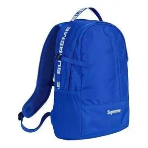 Supreme Backpack 'blue White - Blue/white