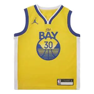JORDAN Air Golden State Warriors Statement Jersey