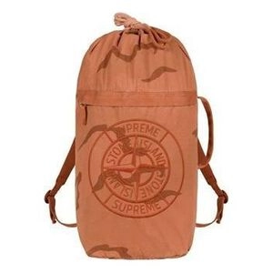 Supreme X Stone Island Brushed Cotton Backpack - Beige