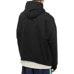 Balenciaga Back Logo Popover Hoodie - Black