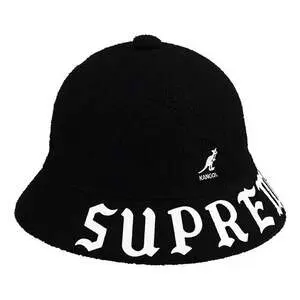 Supreme X Kangol Bermuda Casual Hat - Black/white