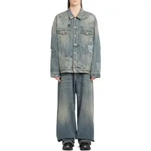 Balenciaga Graffiti Denim Jacket