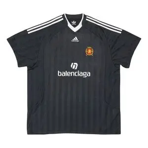 Balenciaga X Adidas Oversized Soccer T-shirt - Black