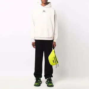 Balenciaga Unity Hoodie - Light Beige/black