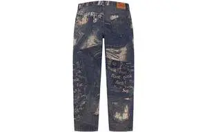 Supreme Archive Denim Jacquard Regular Jean
