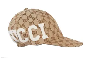 Gucci Gg Cotton Canvas Baseball Cap - Beige