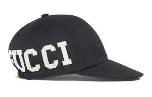 Gucci Cotton Canvas Baseball Hat With Patch