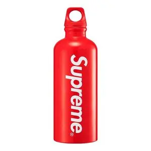 Supreme X Sigg Traveller 0.6l Water Bottle 'red White - Red/white
