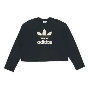 Adidas Premium Logo Crew Sweatshirt - Black