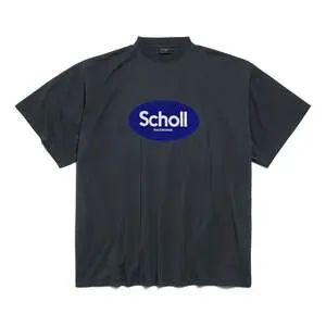 Balenciaga I Scholl Oversized T-shirt - Black