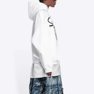 Balenciaga X The Simpsons Cotton Hoodie Wide Fit - White