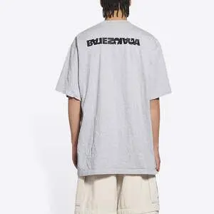 Balenciaga Turn Slit T-shirt 'grey Black
