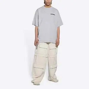 Balenciaga Turn Slit T-shirt 'grey Black