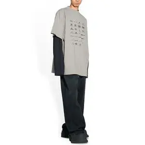 Balenciaga Archives Logos T-shirt Oversized