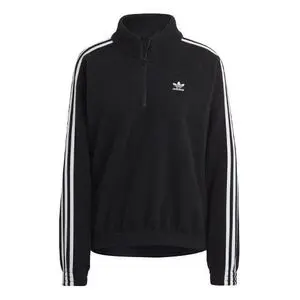 Adidas Adicolor Classics Polar Fleece Half-zip Sweatshirt - Black
