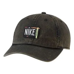 Nike Sportswear Heritage 86 Washed Baseball Cap - Black