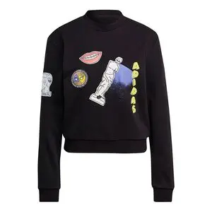 Adidas Originals Graphic Sweatshirt - Black