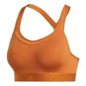 Adidas Stronger For It Racer Bra Asia Sizing - Brown