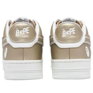 A BATHING APE Sta #4 Beige Gold