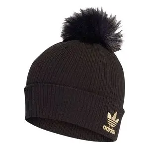 Adidas Originals Fur Pom Beani - Black