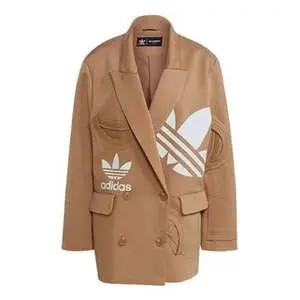 Adidas Originals X Dry Clean Only Blazer Jacket Asia Sizing - Brown
