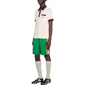 Gucci Swim Shorts With Interlocking G Detail