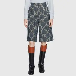 Gucci Jumbo Gg Denim Shorts