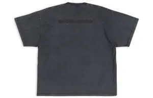 Balenciaga Strike 1917 Oversized T-shirt - Washed Black