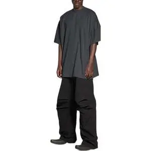 Balenciaga Strike 1917 Oversized T-shirt - Washed Black