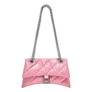 Balenciaga Crush Small Chain Bag - Pink