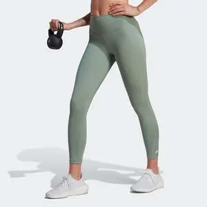 Adidas Optime Training 7/8 Leggings - Green