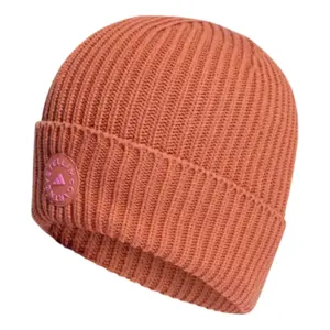Adidas By Stella Mccartney Ribbed Beanie - Brown
