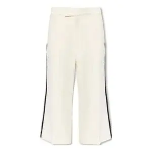 Gucci Wool Tweed Pant With Interlocking G Patch