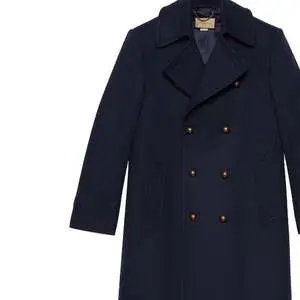 Gucci Felt Wool Double Breasted Coat