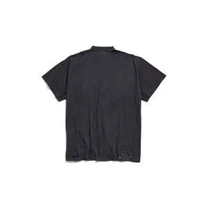 Balenciaga Planet Earth T-shirt Oversized - Black