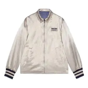 Gucci Shirt Acetate Reversible Blouson Jacket - Blue