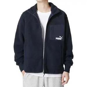 PUMA Relaxed Sherpa Jacket - Navy