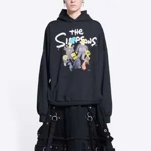 Balenciaga X The Simpsons Cotton Hoodie